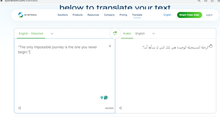 The Best 10 Free Arabic Translation Websites