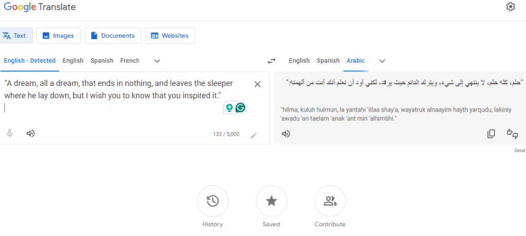 The Best 10 Free Arabic Translation Websites